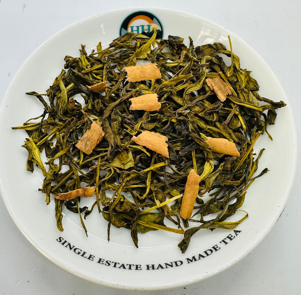 Single Estate Hand Rolled Cinnamon Green Tea